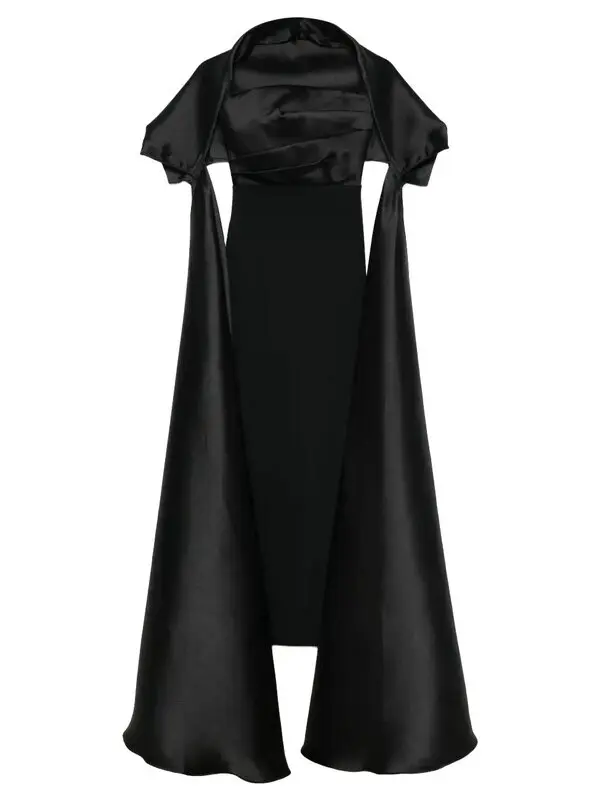 Solace London Vera Maxi Dress - Black