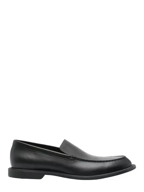 THE ROW Nic Loafers - Black