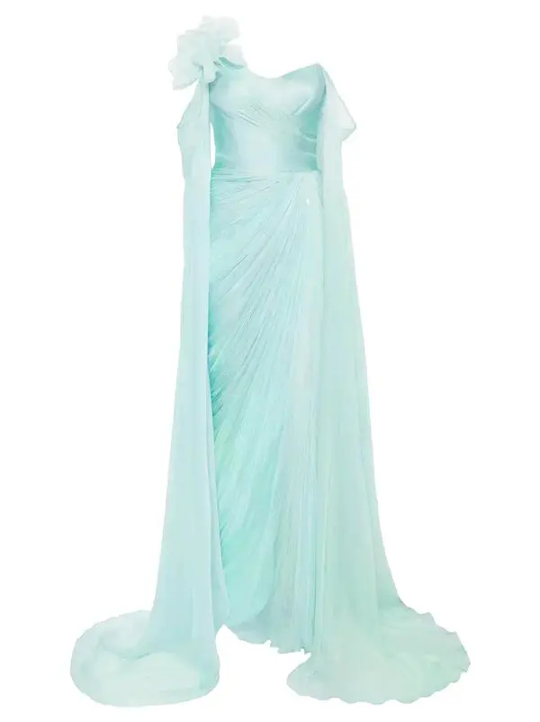 IRIS SERBAN Ariel Maxi Dress - Blue