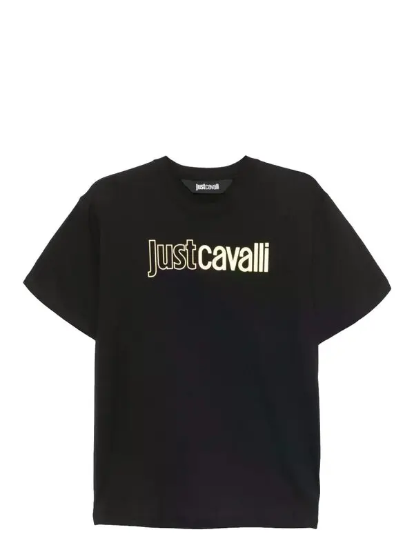 Just Cavalli Logo-print T-shirt - Black