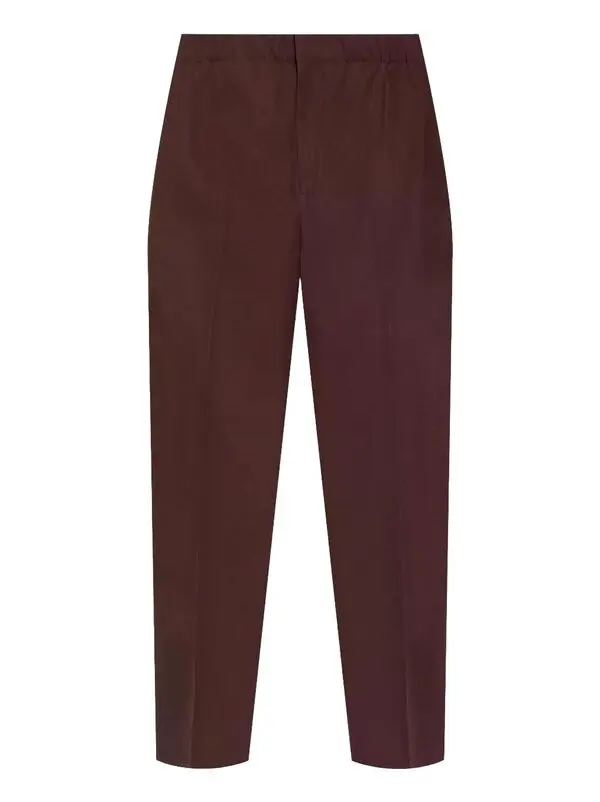 JIL SANDER Wool Trousers - Brown