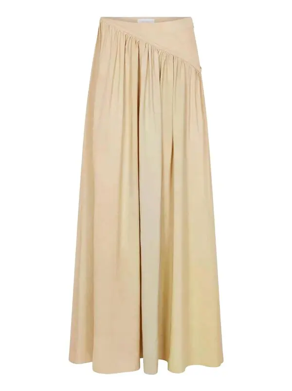 Rabanne Twill Maxi Skirt - Neutrals