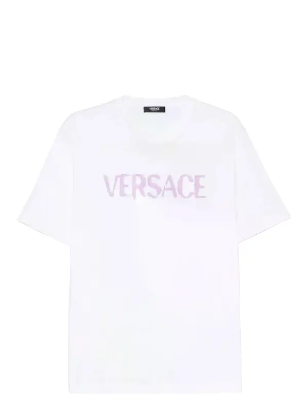 Versace Logo-print T-shirt - White