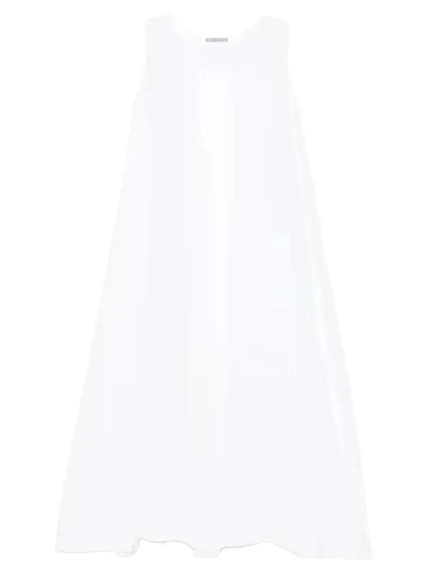 Dusan Linen Maxi Dress - White