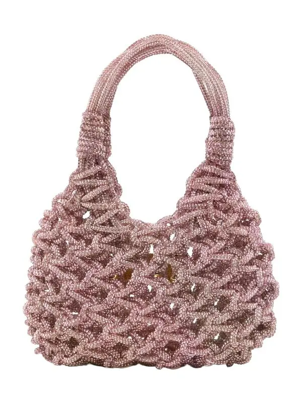 HIBOURAMA Mini Vannifique Embellished Bag - Pink