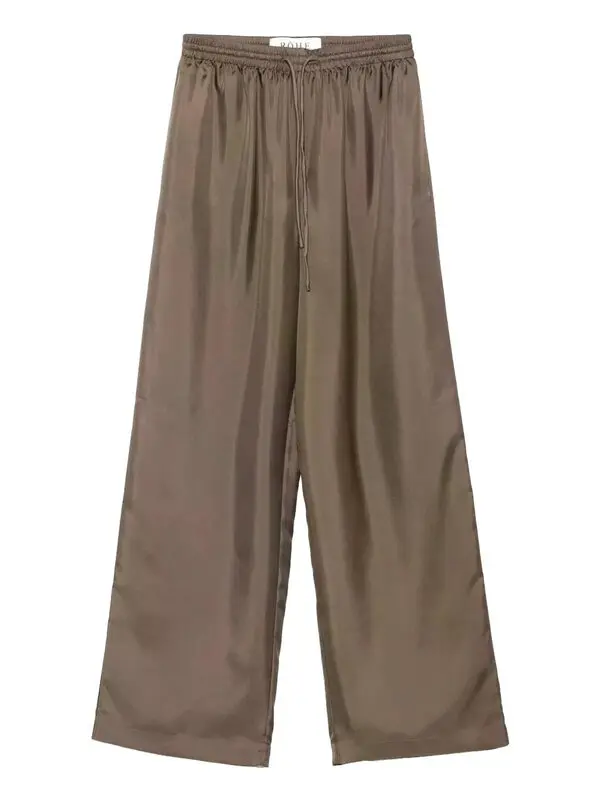 RÓHE Silk Trousers - Brown