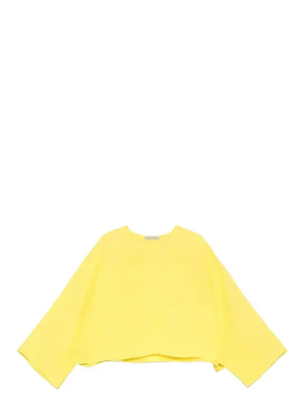 Dusan Linen Top - Yellow