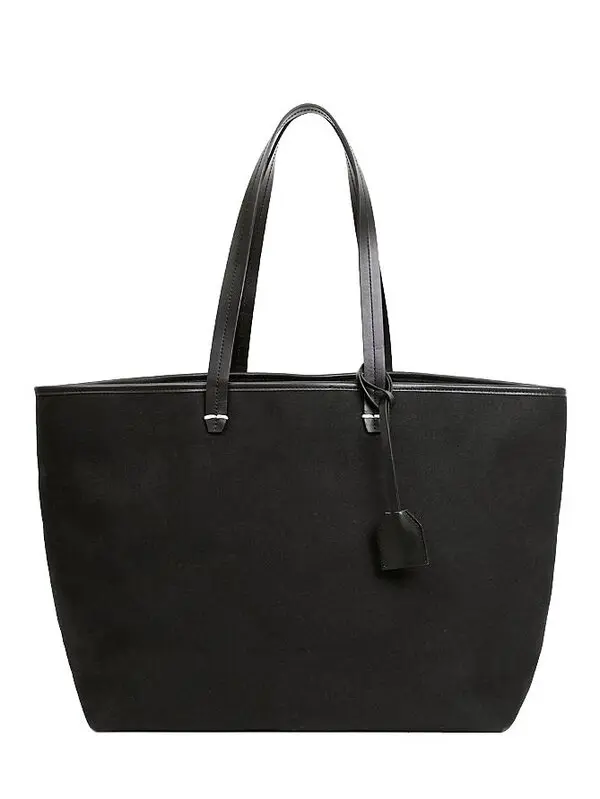Clare V. Volie Tote - Black Canvas