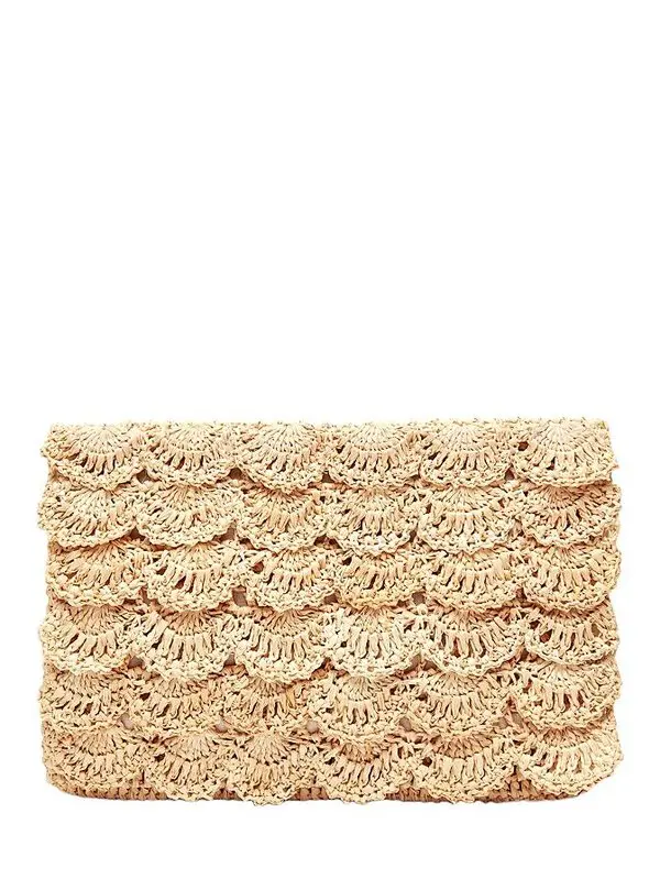 Mar Y Sol Lizzie Clutch - Natural
