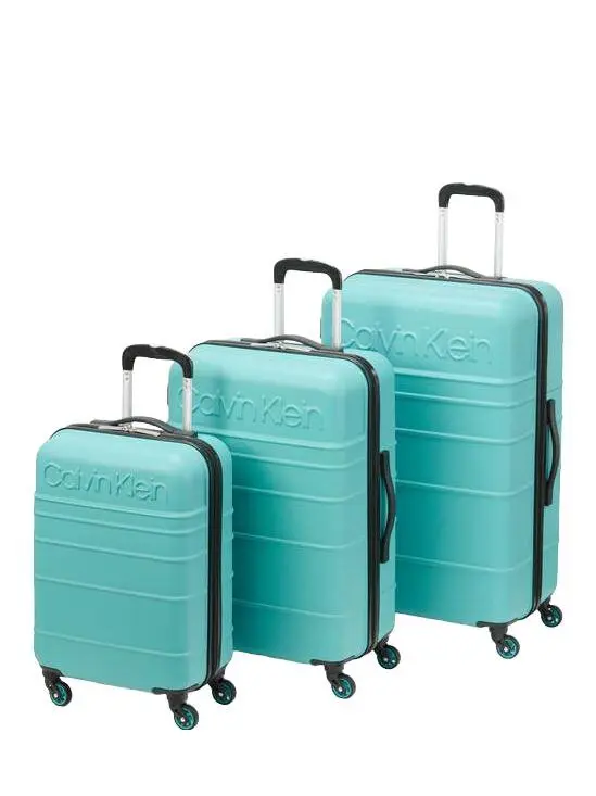 Calvin Klein Fillmore 3-piece Luggage Set - Turquoise