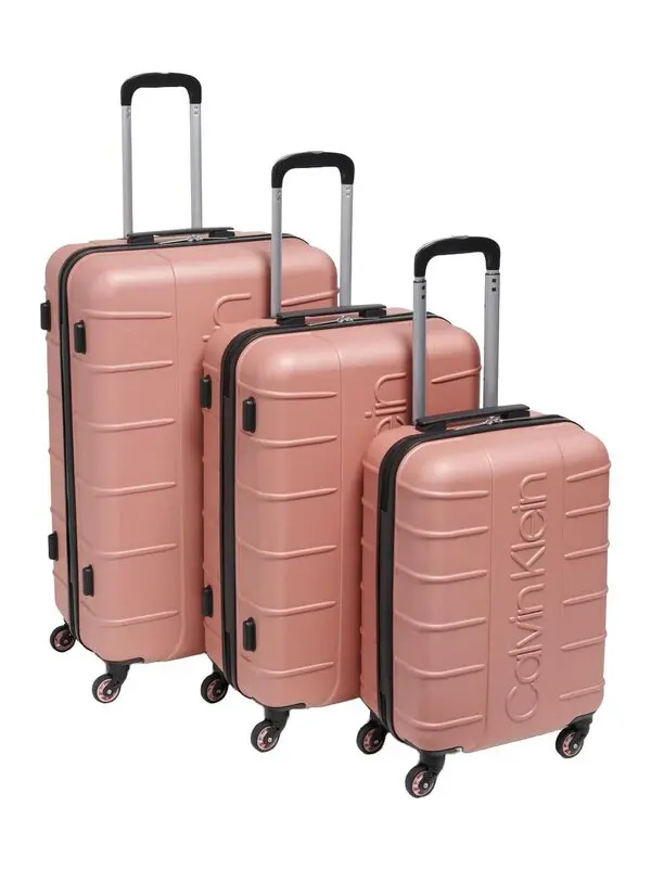 Calvin Klein Bowery 3-piece Luggage Set - Rose Gold