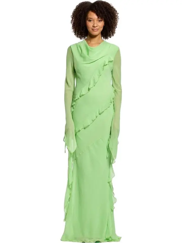 DASKA Circe Maxi Dress - Green