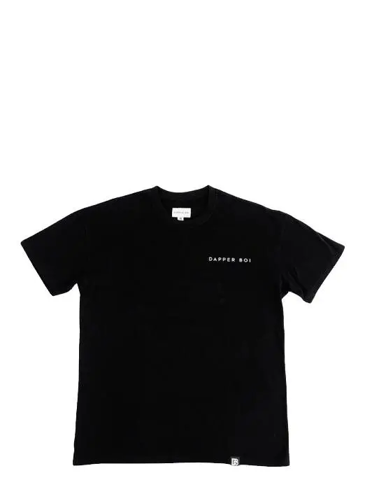 DAPPER BOI Drop Shoulder Tee - Black