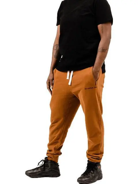 DAPPER BOI Relaxed Fit Joggers - Camel