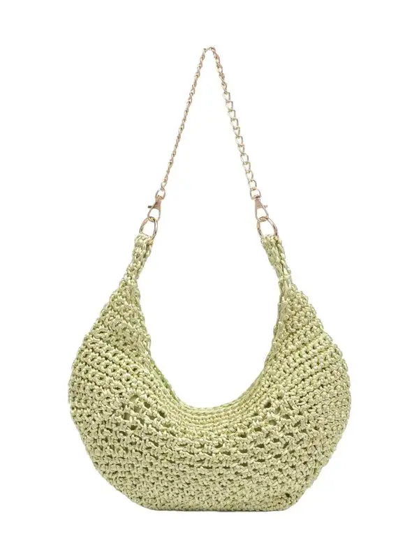 MODA LUXE Chic Soraya Vegan Leather Shoulder Bag - Sage