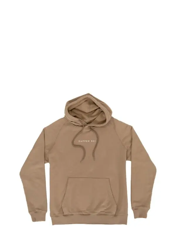DAPPER BOI Pullover Hoodie - Tan