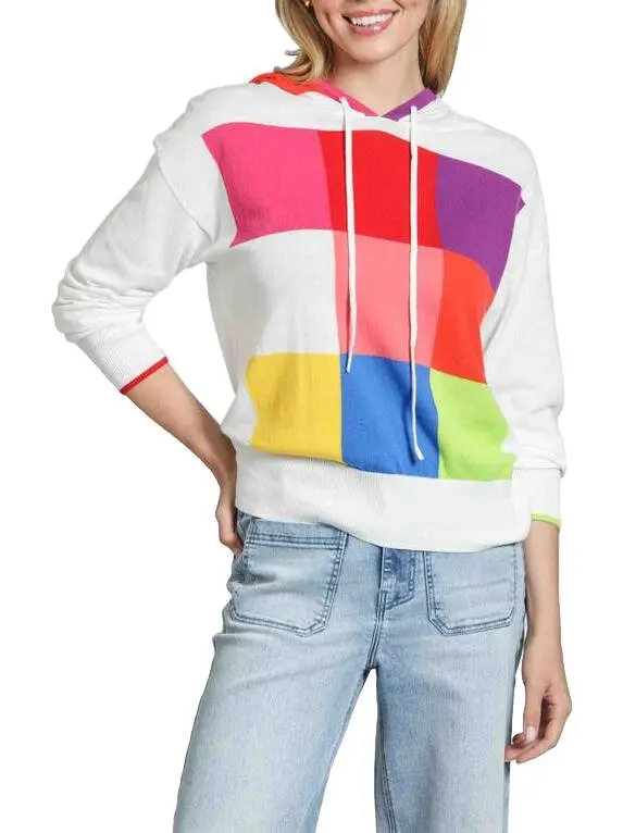 APNY Colorblock Hoodie - White Multi