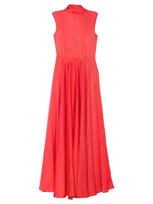 Solace London Emelia Maxi Dress - Red