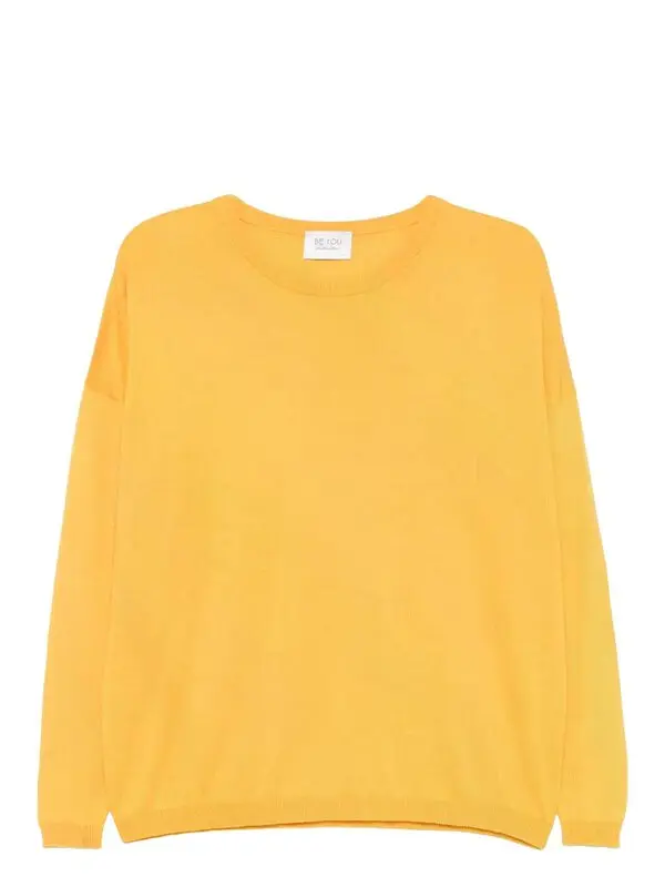 BEYOU Fine-knit Top - Yellow