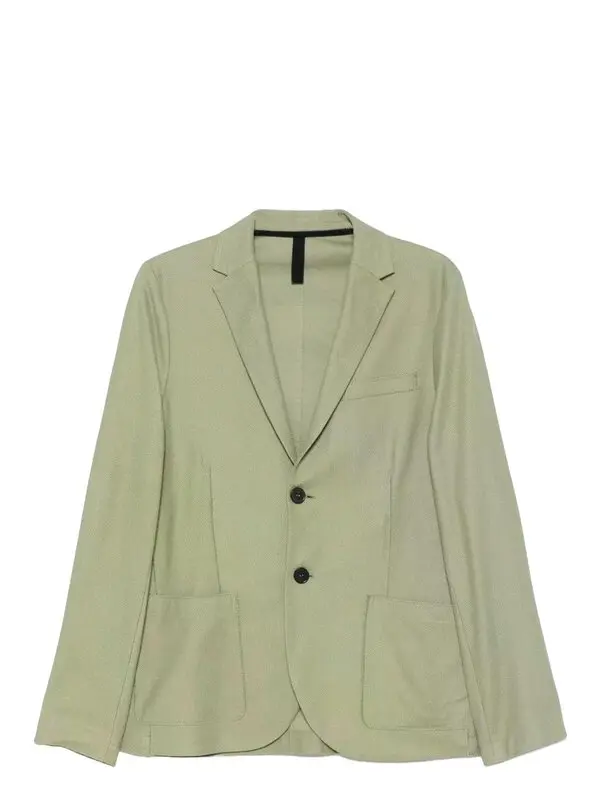 Harris Wharf London Honeycomb Blazer - Green