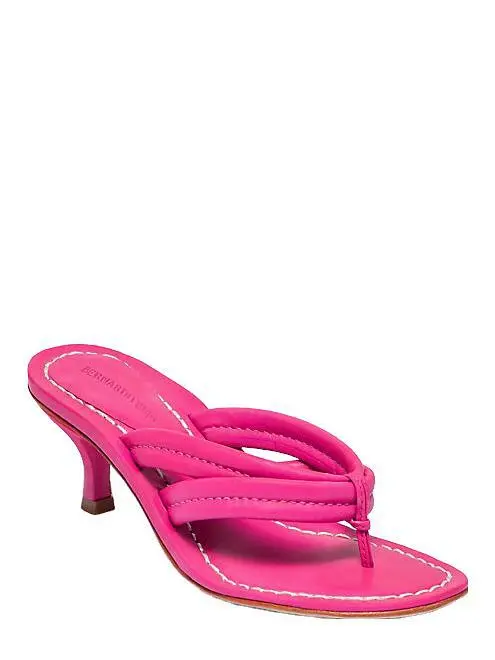 Bernardo Miami 55 Leather Heels - Pink