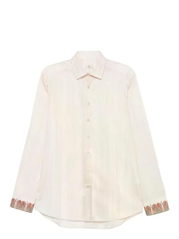 Etro Striped Shirt - Neutrals