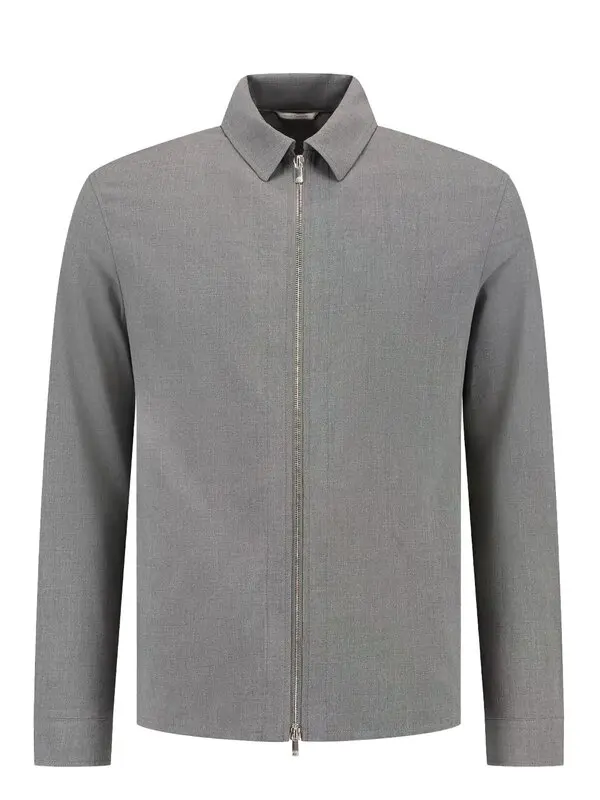 Marco Pescarolo Zip-up Shirt - Grey