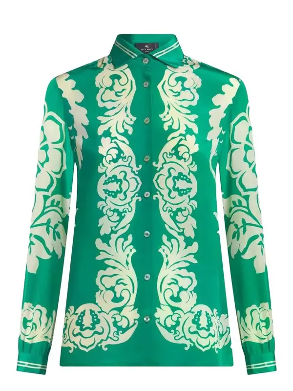Etro Silk Shirt - Green