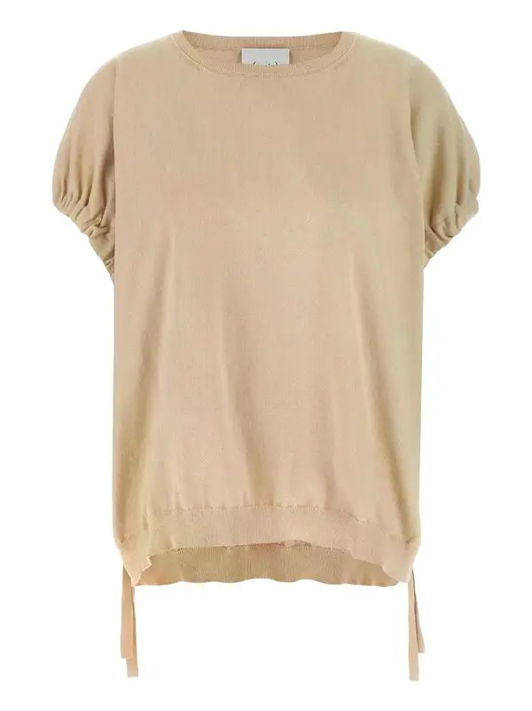 NUDE Knitted T-shirt - Neutrals
