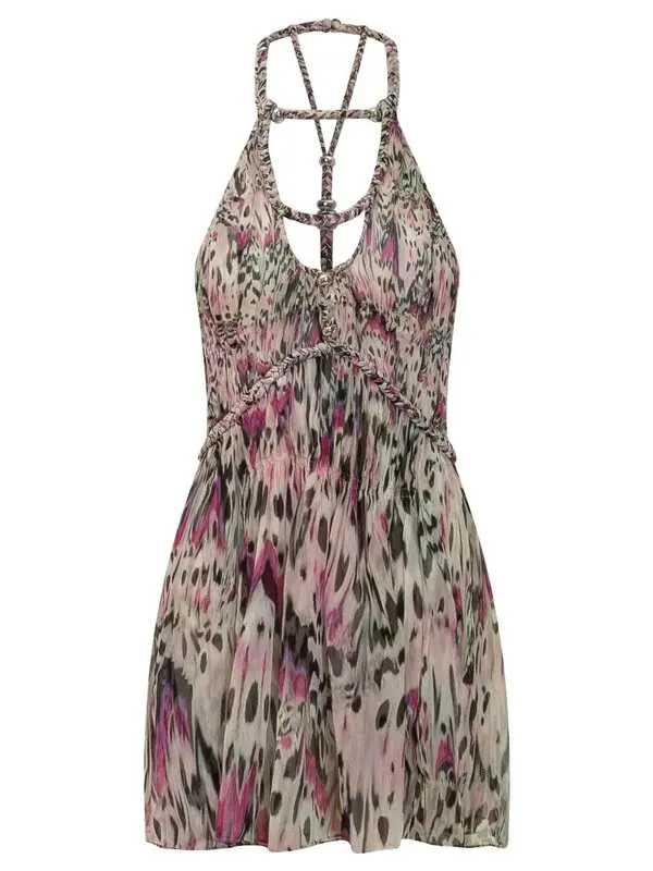 Isabel Marant Rozilda Mini Dress - Pink