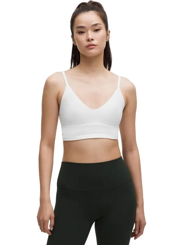 Lululemon Focuser Scoop-neck Bra Nulu - White