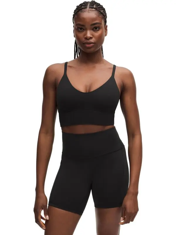 Lululemon Focuser Scoop-neck Bra Nulu - Black