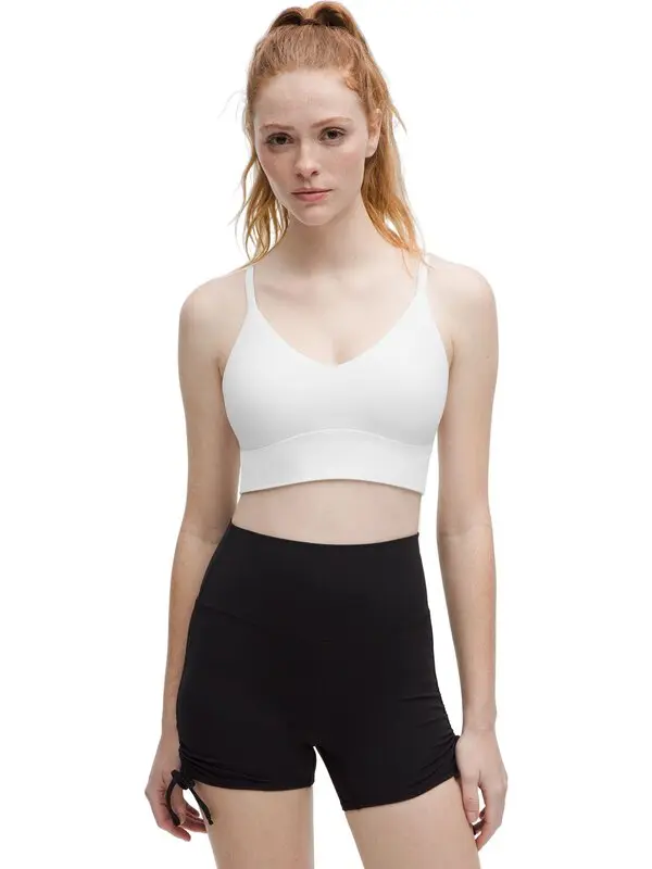 Lululemon Focuser Scoop-neck Bra Nulu - White