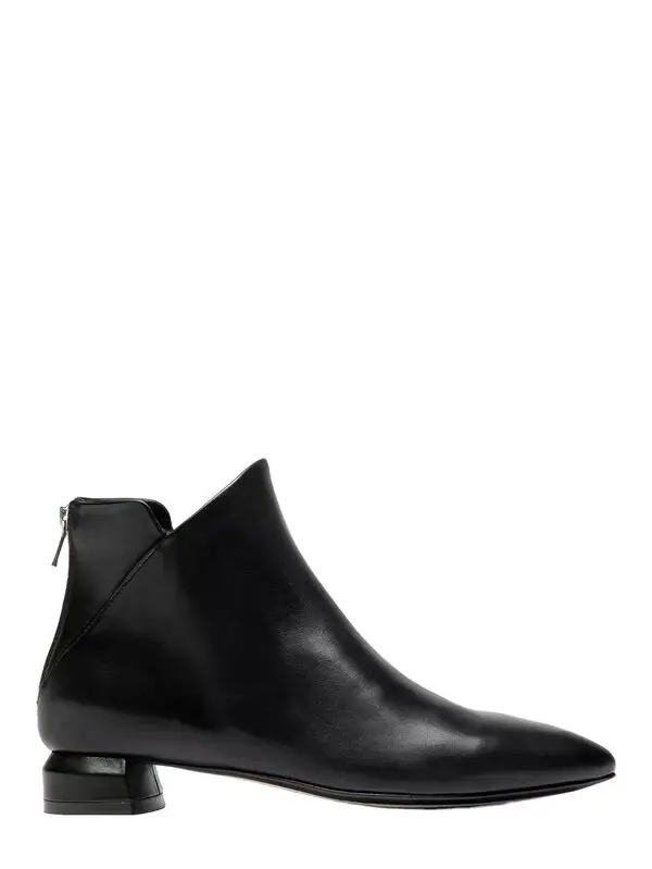 Officine Creative Leather Ankle Boots - Black