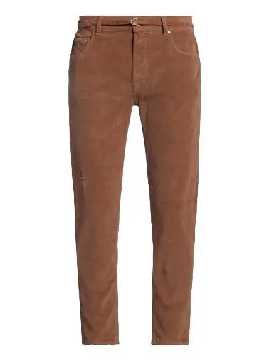 DANIELE ALESSANDRINI Tapered-leg Corduroy Trousers - Brown