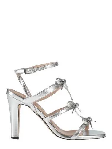 OVYE Sandals With Bow Detailing - Silver