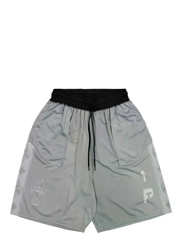 PROTOTYPES Inside Out Football Shorts - Grey