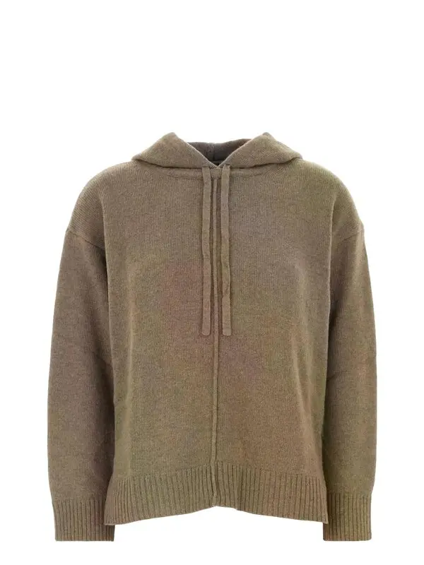 Max Mara Jerez Knitted Hoodie - Brown