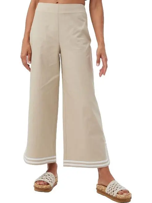Trina Turk Abbey Linen Ankle Pant - Biarritz Beige