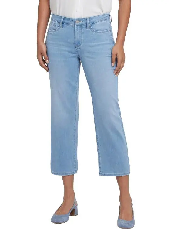 NYDJ Piper Crop Straight Leg Jeans - Canary Beach