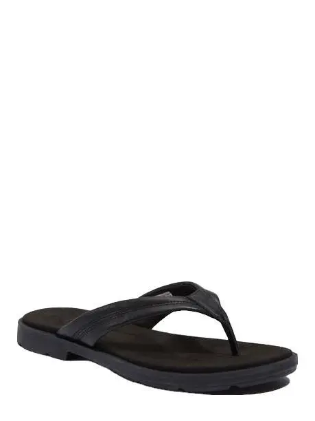 Timberland Calista Bay Flip Flop - Black Full Grain