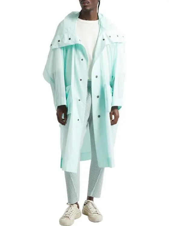 Issey Miyake Kite Coat - Mint Green