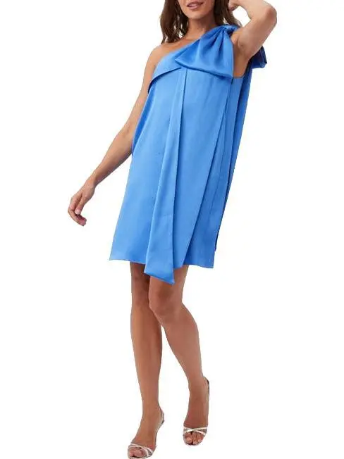 Trina Turk C'est One-shoulder Dress - Beach Ball Blue