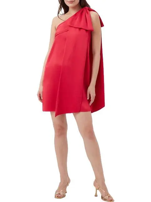 Trina Turk C'est One-shoulder Dress - Cannes Coral