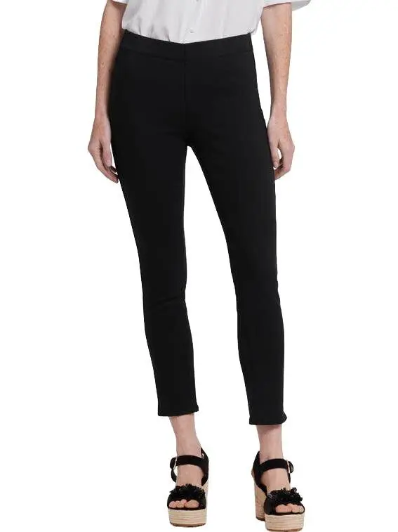 NYDJ Ankle Slit Pull-on Jeans - Overdye Black