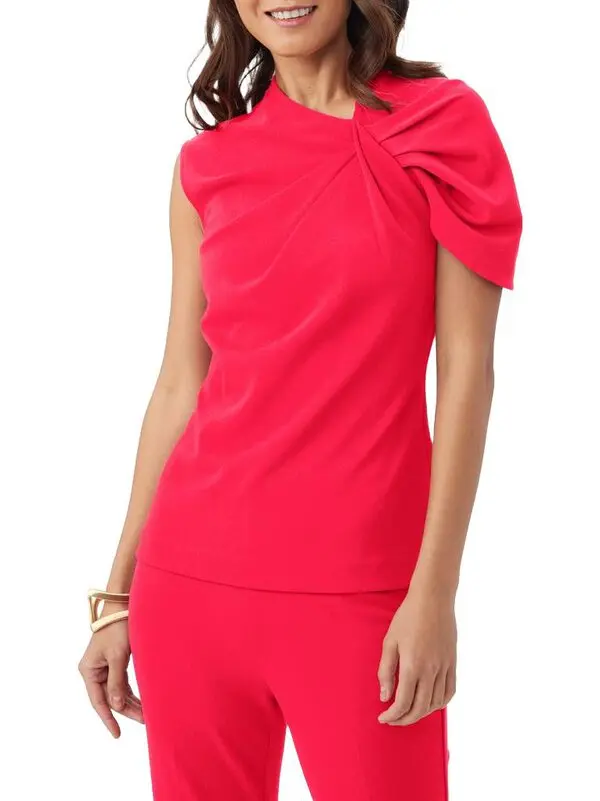 Trina Turk Keshi Asymmetrical Top - Cannes Coral