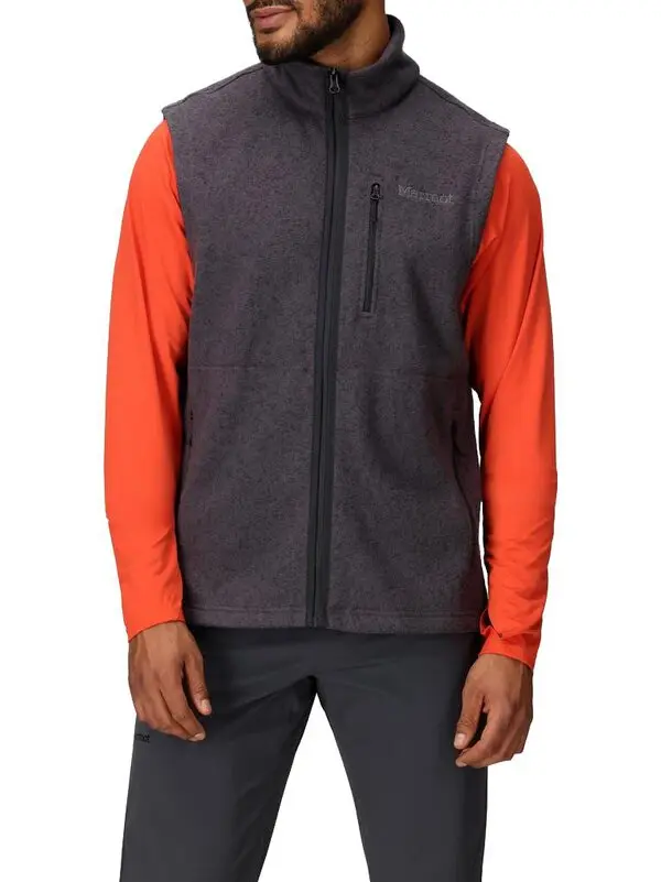 MARMOT Drop Line Vest - Black Heather