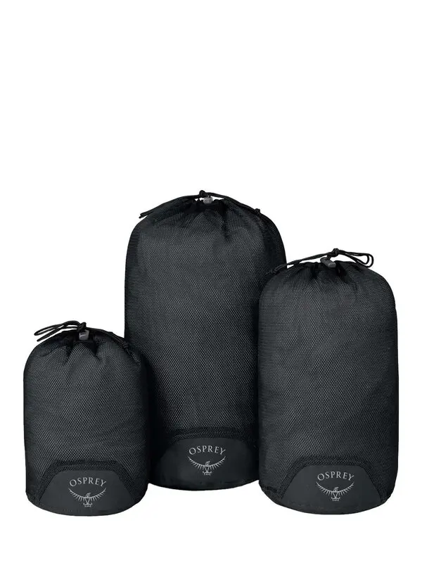 OSPREY Daylite Mesh Stuff Sacks Set Of 3 - Black