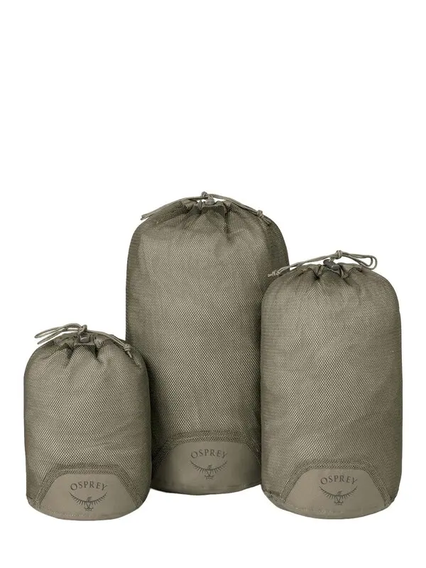 OSPREY Daylite Mesh Stuff Sacks Set Of 3 - Tan Concrete