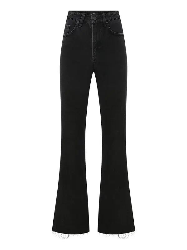 Ila Serena High-rise Flared Jeans - Black